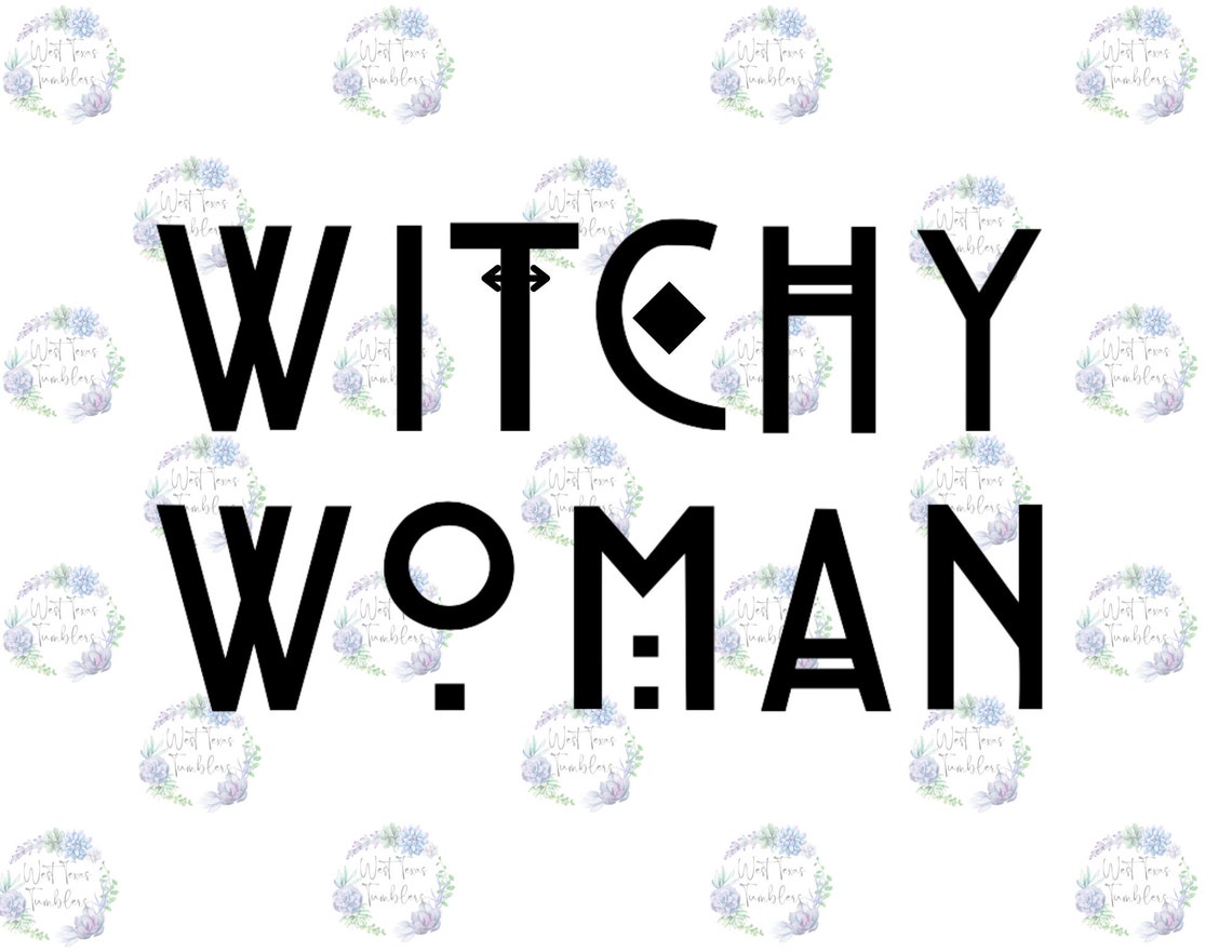 Witchy Woman, Witch Font, With Png, Halloween Png, Digital Download ...