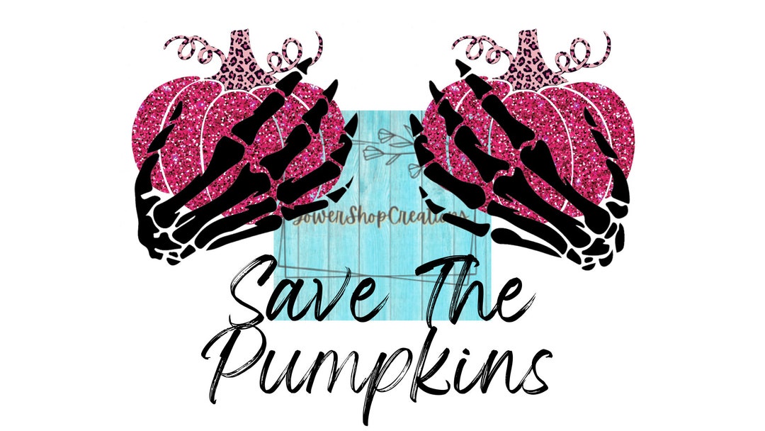 Save the Pumpkins, Pink Pumpkins, Breast Cancer Awareness PNG, PNG File ...