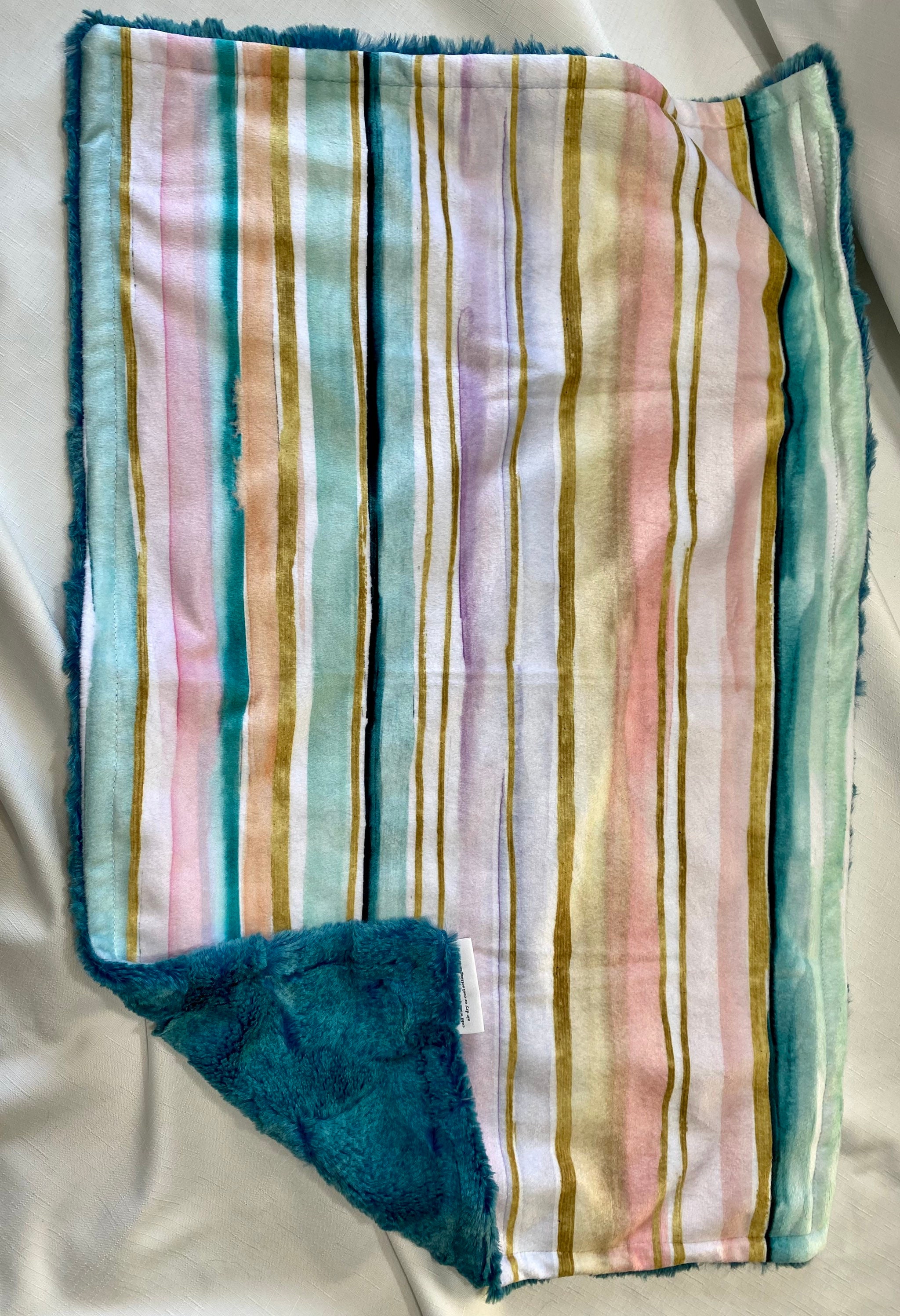 Couverture bébé en Minky avec rayures pastel couleurs - Etsy France Couverture bébé en Minky avec rayures pastel couleurs - Etsy France