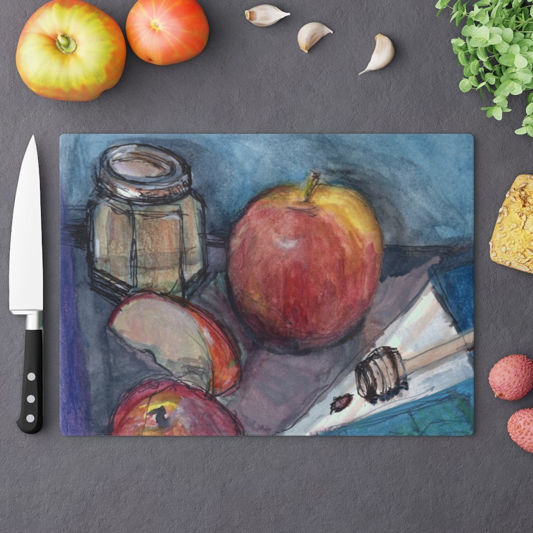 Rosh Hashanah Board Apples and Honey Art Shana Tova Gift - Etsy