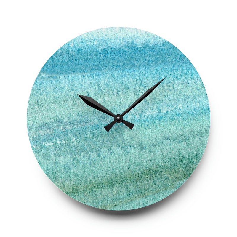 Sea Glass Clock - Etsy