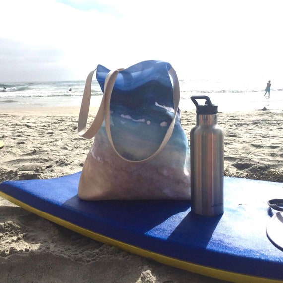 Ocean Tote Bag Beach Art Purse Beach House Purse Ocean - Etsy