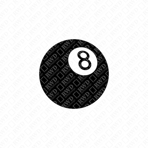 8 Pool Ball Svg Pool Svg Billiards Svg Billiards Ball - Etsy