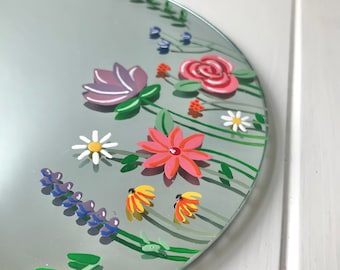 Hand painted mirror | Etsy