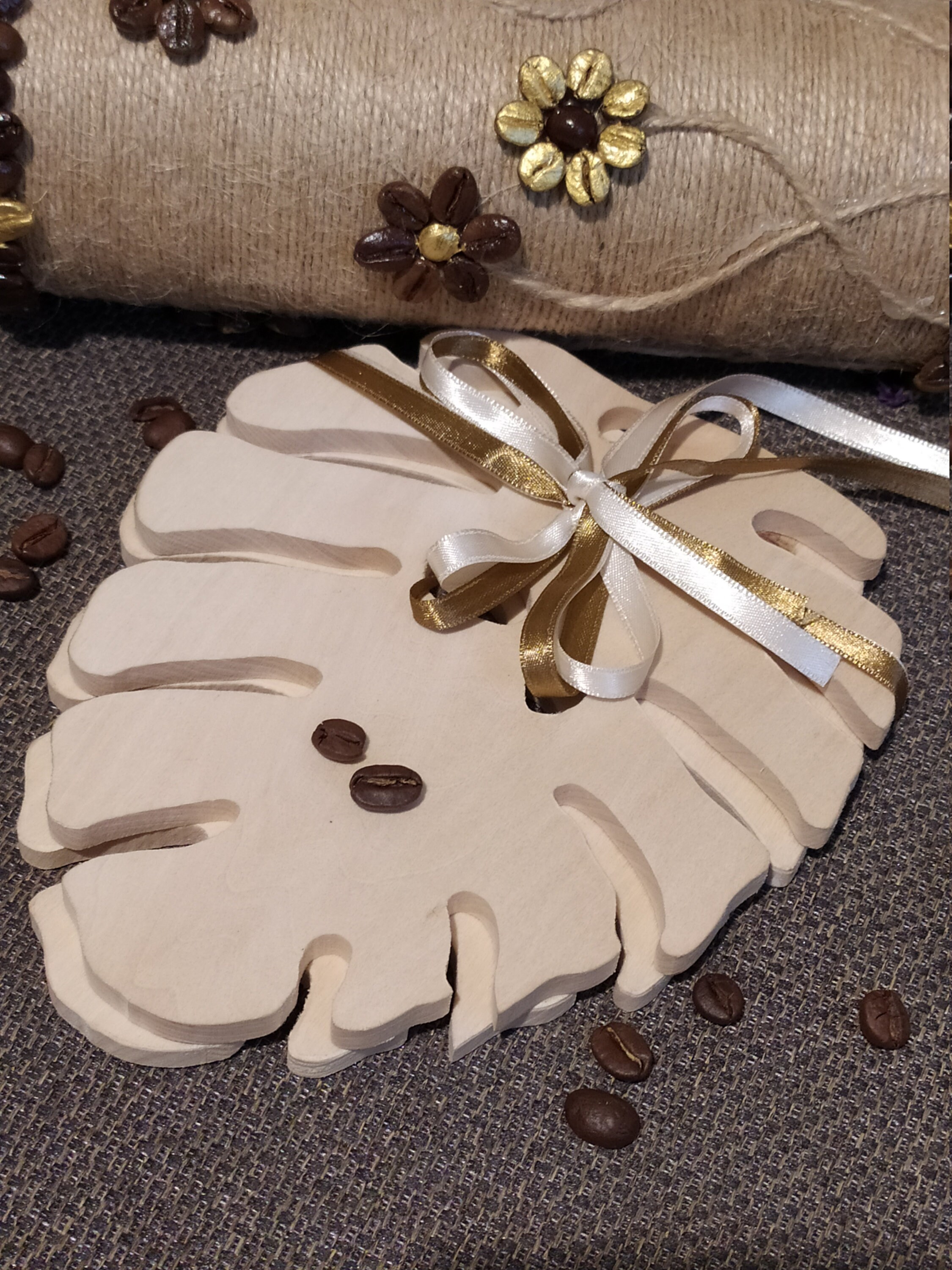 Leaf Monstera for Teepee, Teepee Decoration, Monstera Leaf Wooden ...