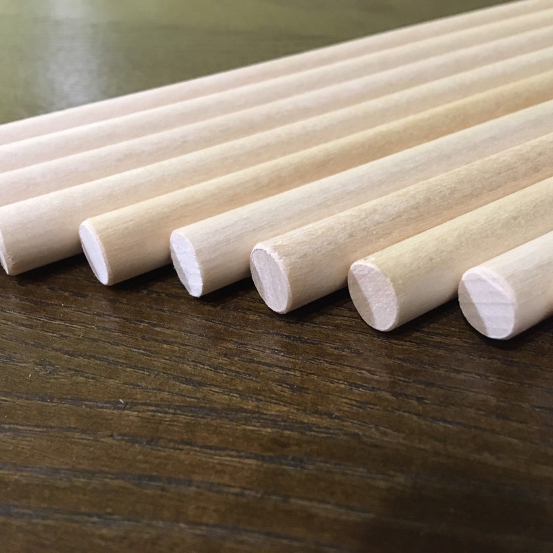Wooden Round Sticks - Etsy