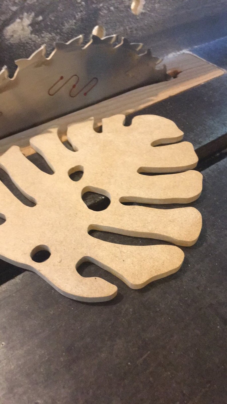 Leaf Monstera for Teepee, Teepee Decoration, Monstera Leaf Wooden ...