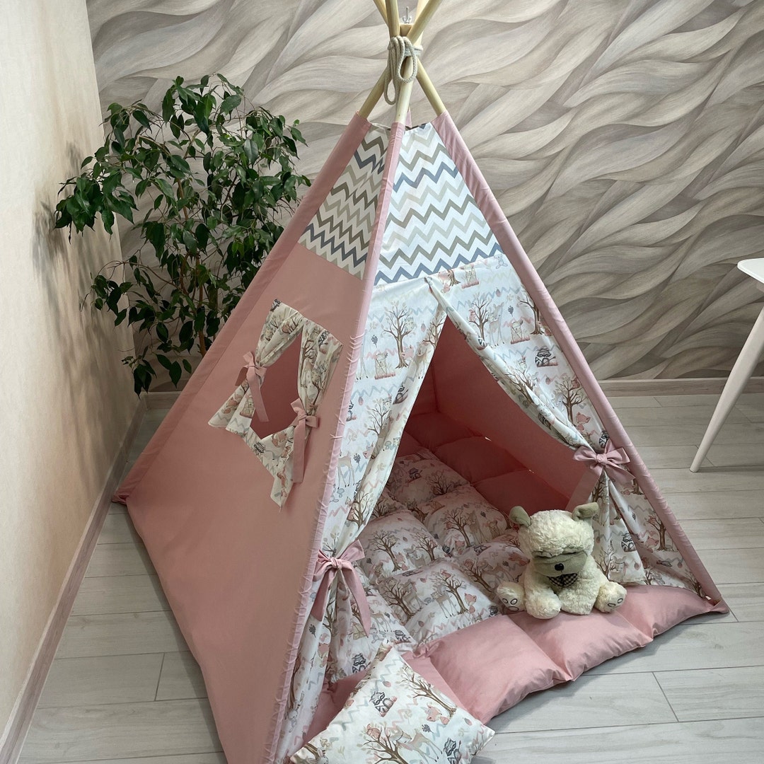 Play Tents for Boys Girls (FULL SET) , Kids Play Tent , Teepee Tent ...