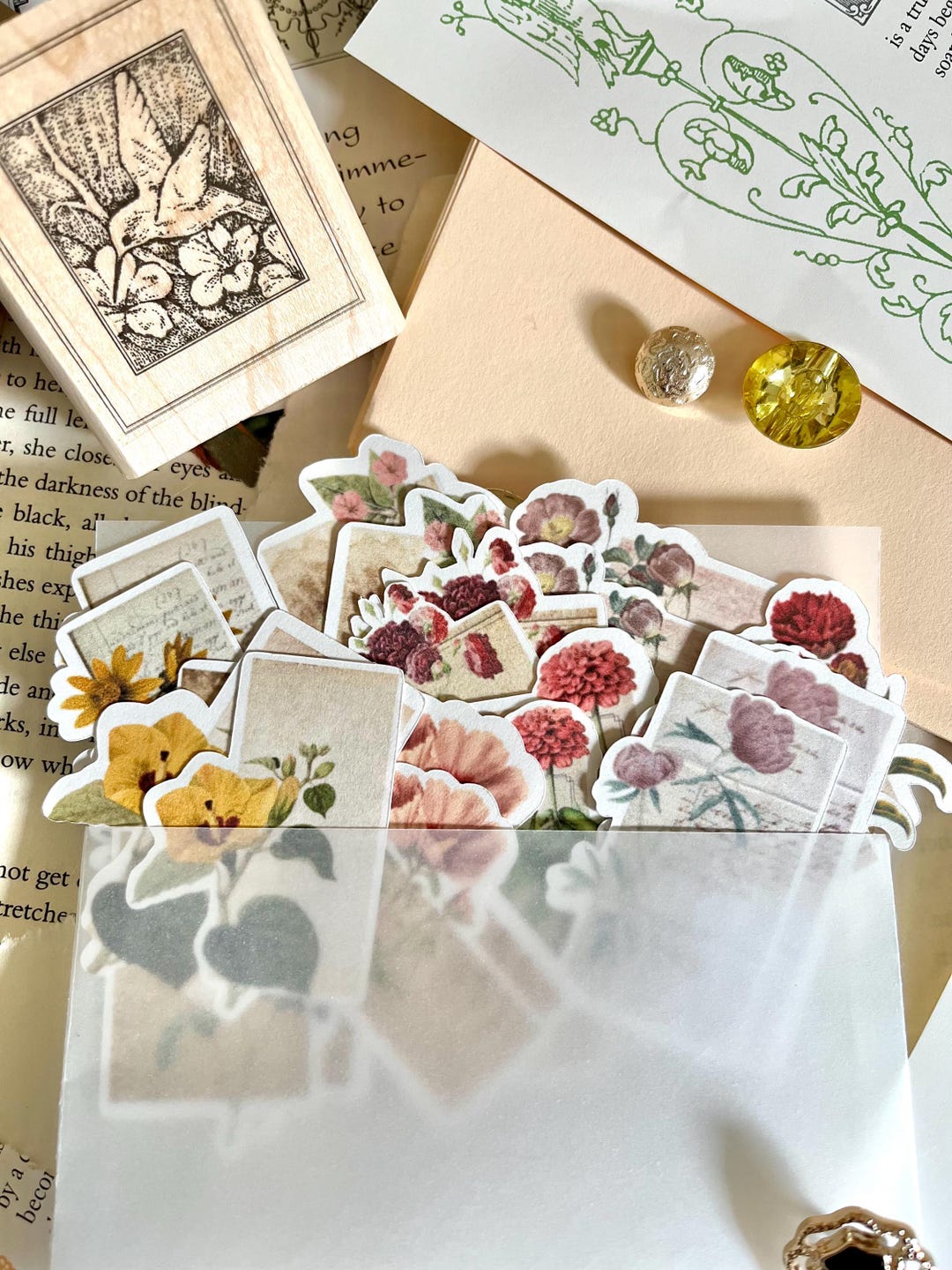 Flower Cluster Sticker Pack | Journaling Supplies | Scrapbooking ...
