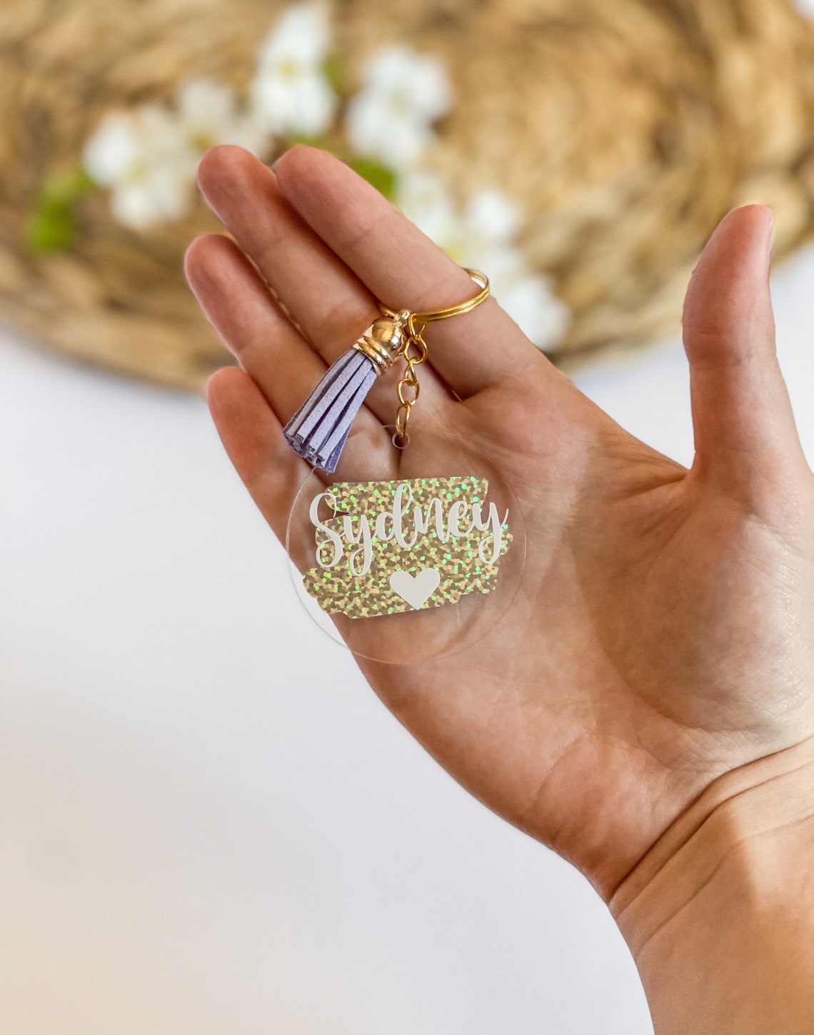 Brush Stroke Keychain Paint Keychain Name Keychain Custom - Etsy