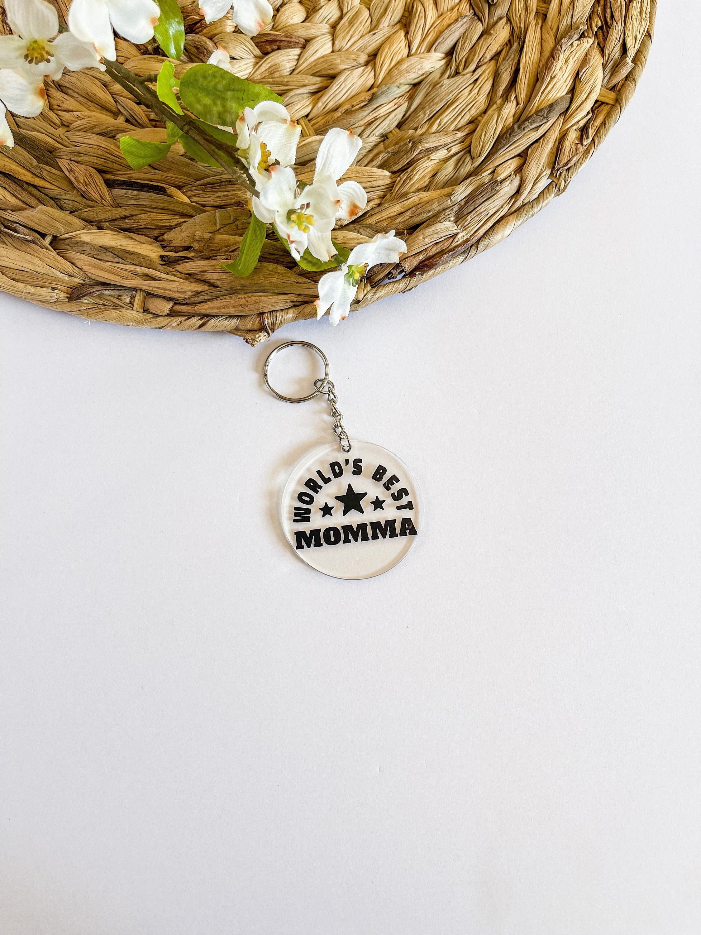 Mama Keychain Keychain for Mom Worlds Best Mom Gift Worlds - Etsy UK