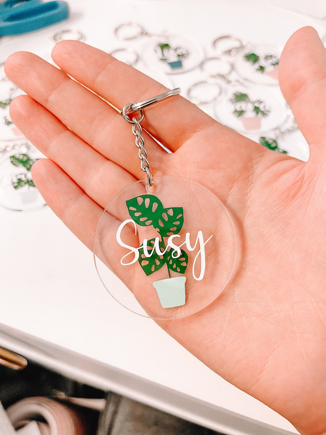 Name Keychain Acrylic Keychain Personalized Custom Keychain - Etsy