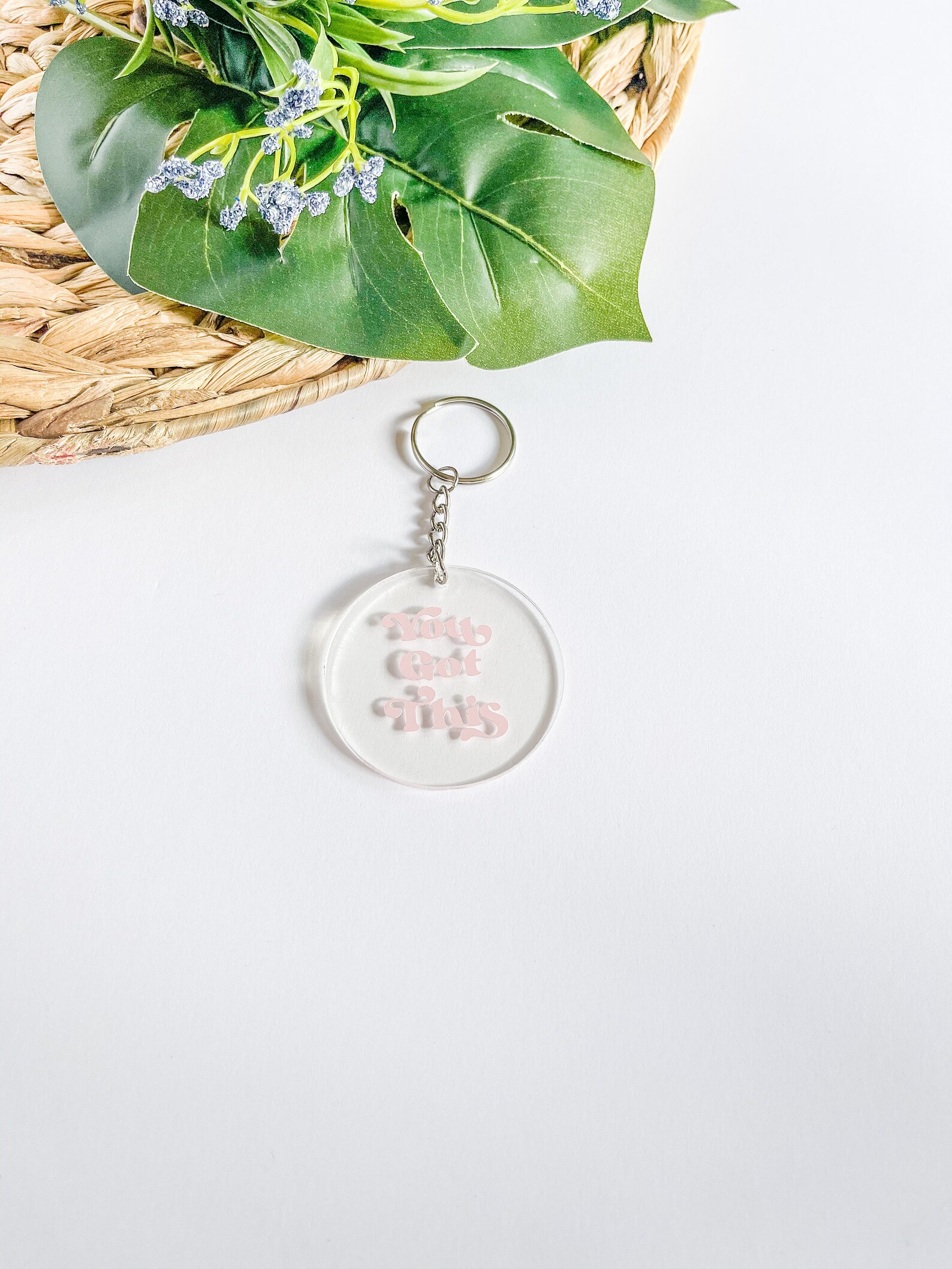 Positive Keychain Motivational Keyring You Got This - Etsy
