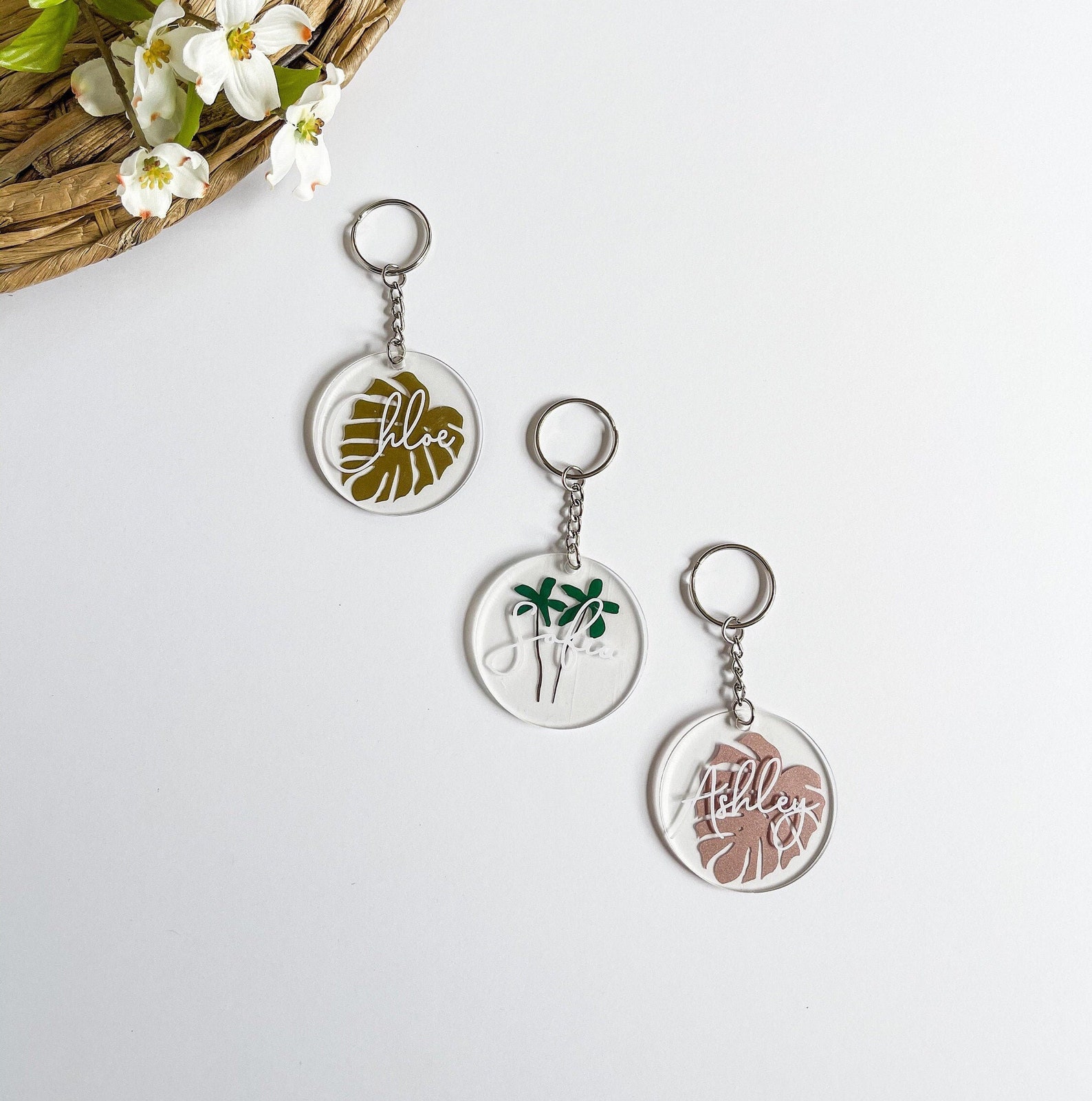 Custom Keychain Name Best Friend Matching Keychains - Etsy