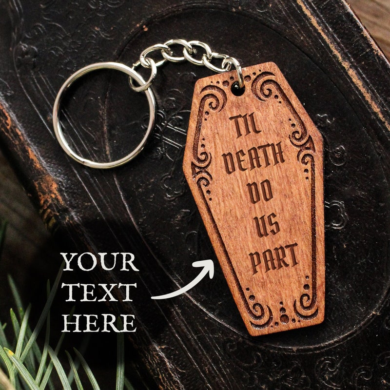 Wooden Key Chain - Etsy