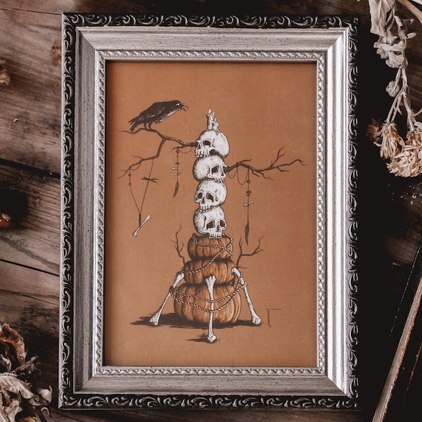 Creepy Illustration - Etsy