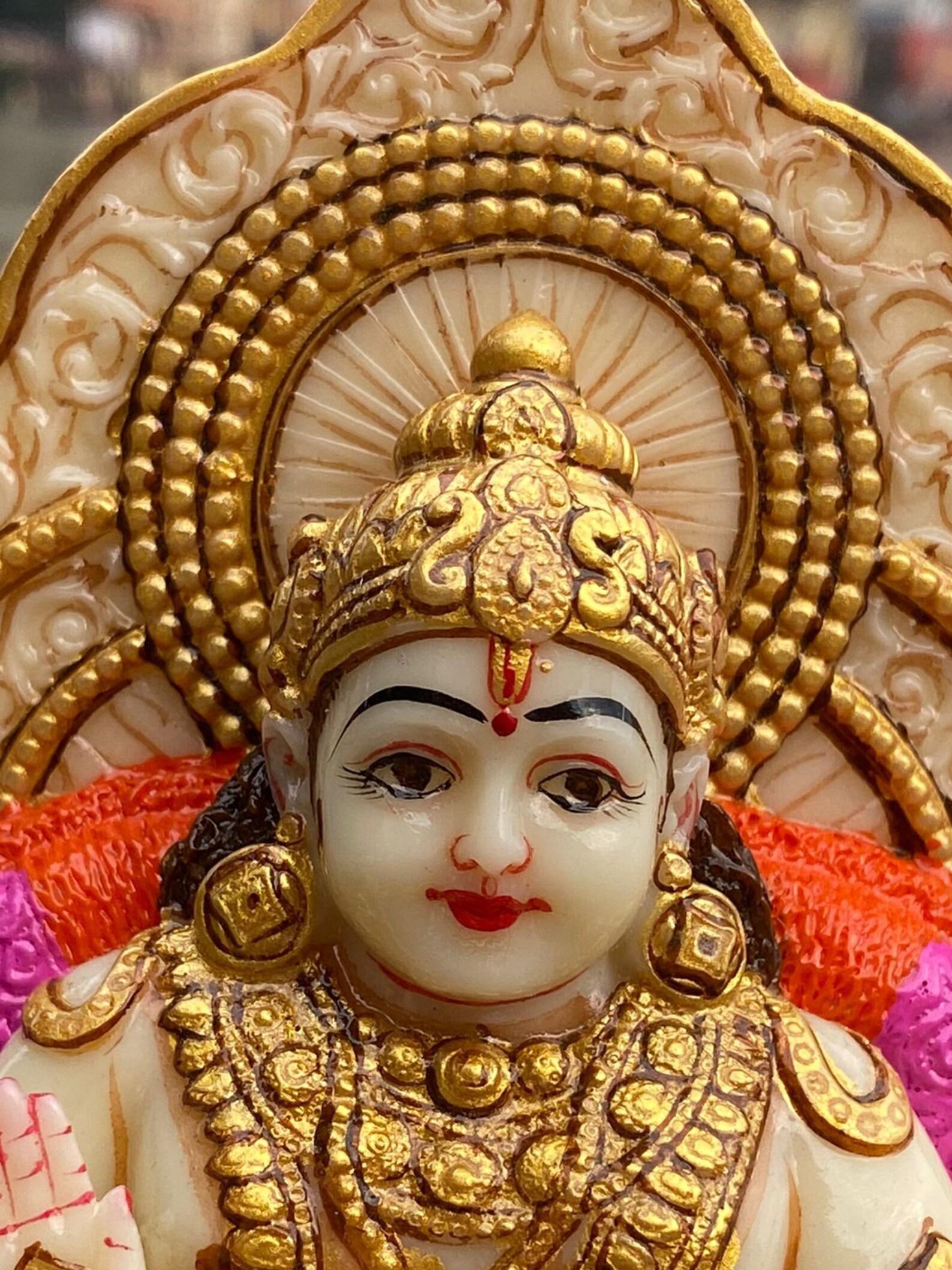 Lord Kuber Statue, 18 Cm Hand Painted Cultured Marble Kuvera Statue ...