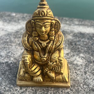 Kuber Maharaj Idol, Brass Kubera Statue. Kuber Statue, Sitting Kuvera ...