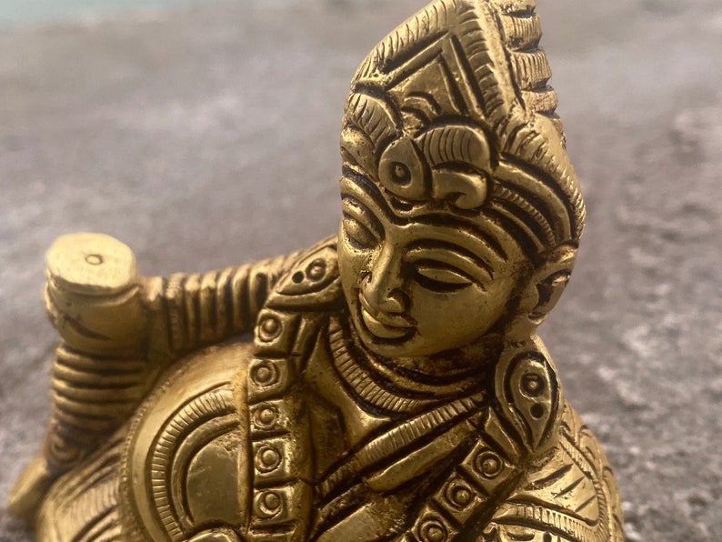 Kuber Maharaj Idol Brass Kubera Statue. Kuber Statue Sitting - Etsy