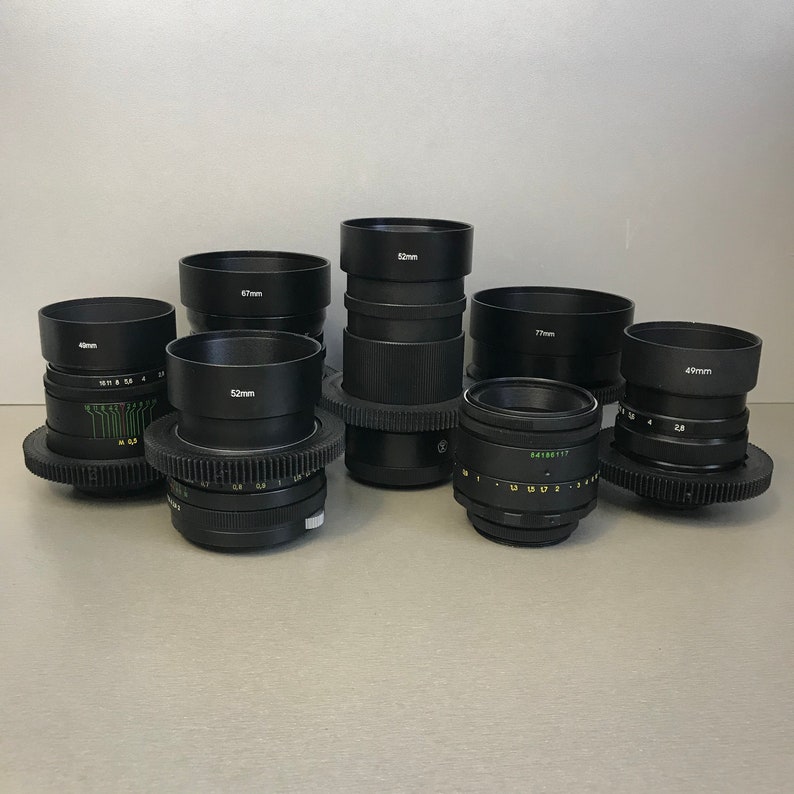 Cinema Lens 20/28/37/58/85/135 Mm Cine Mod Canon EF Mount, Set of 6 ...