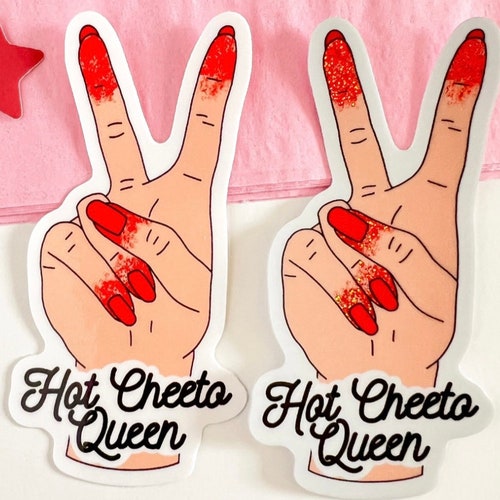 Hot Cheeto Queen Sticker Laptop Stickers Waterproof - Etsy