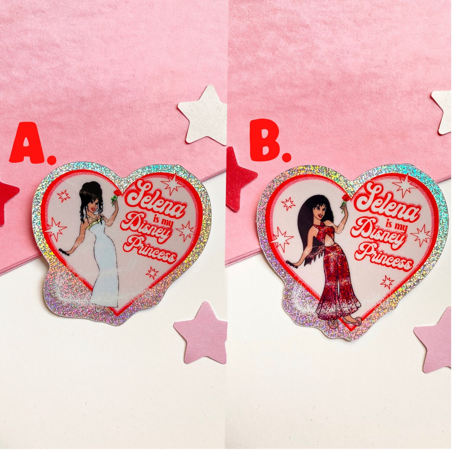 Selena is My Disney Princess Sticker Holographic Sticker - Etsy