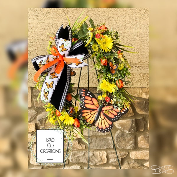 Butterfly Wreath - Etsy