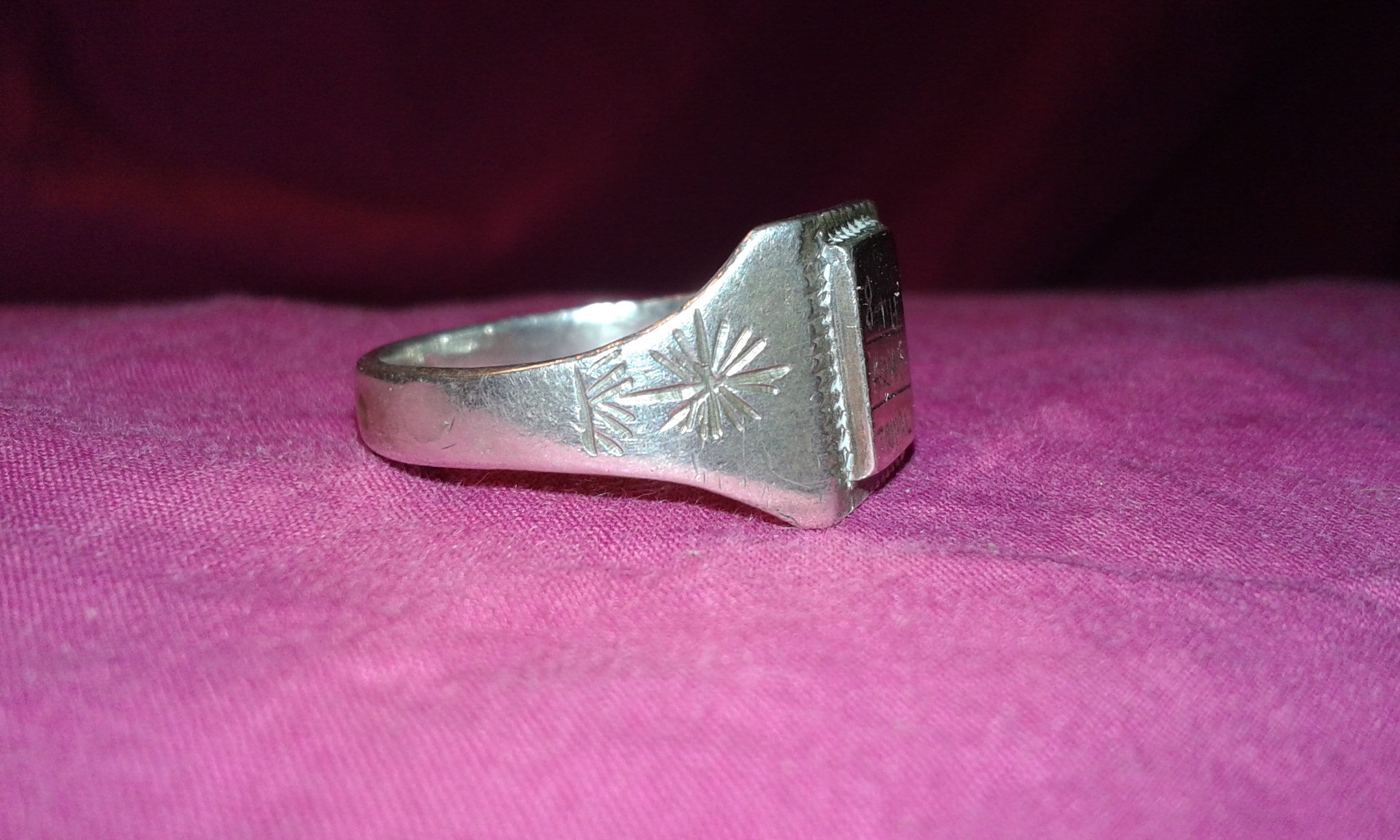 WW2 8th Army Brigade Solid .800 Silver 9ct Gold Womens Ring - Etsy