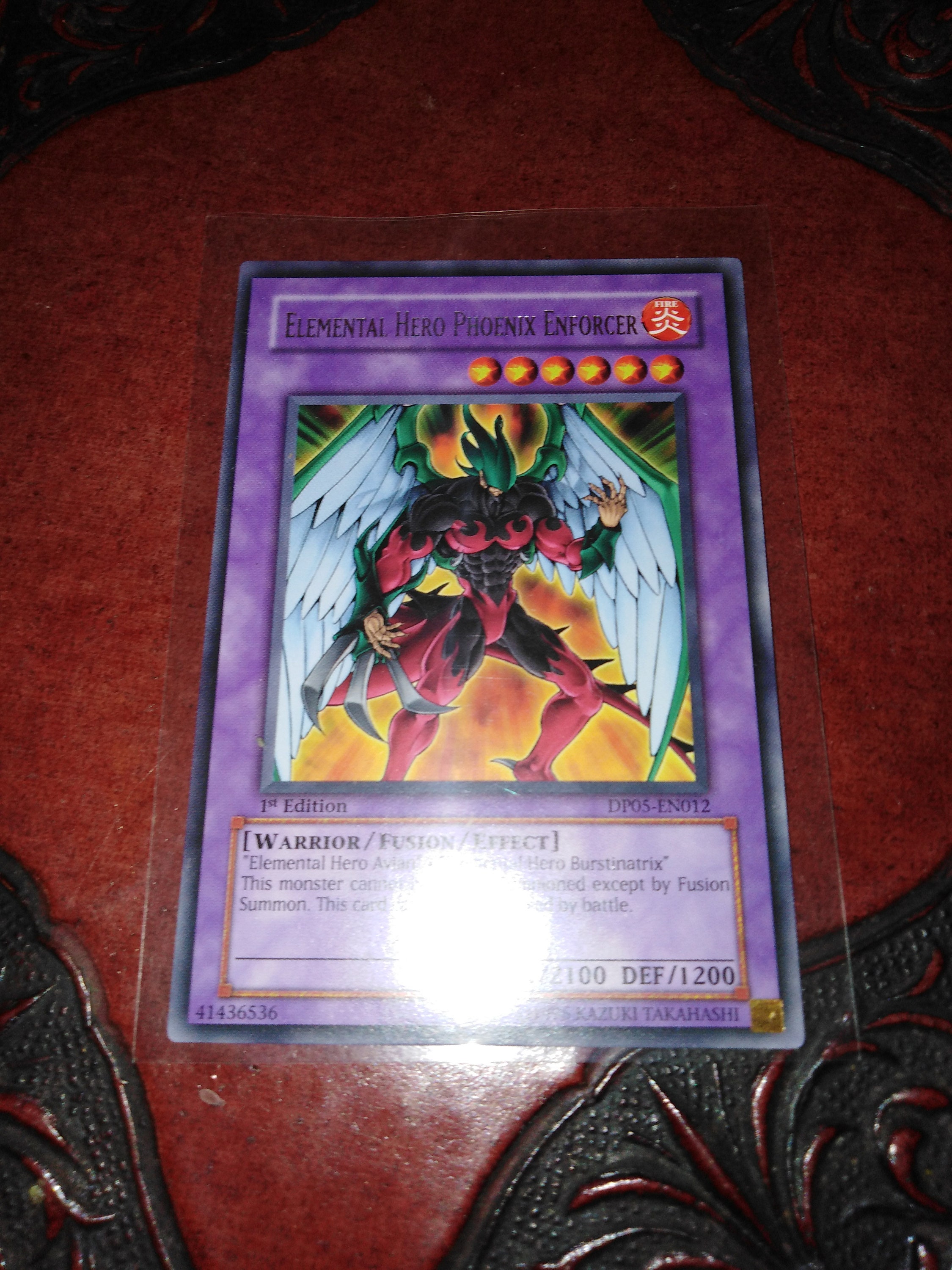 Elemental Hero Phoenix Enforcer DP05-EN012 1st Edition Yugioh Trading ...