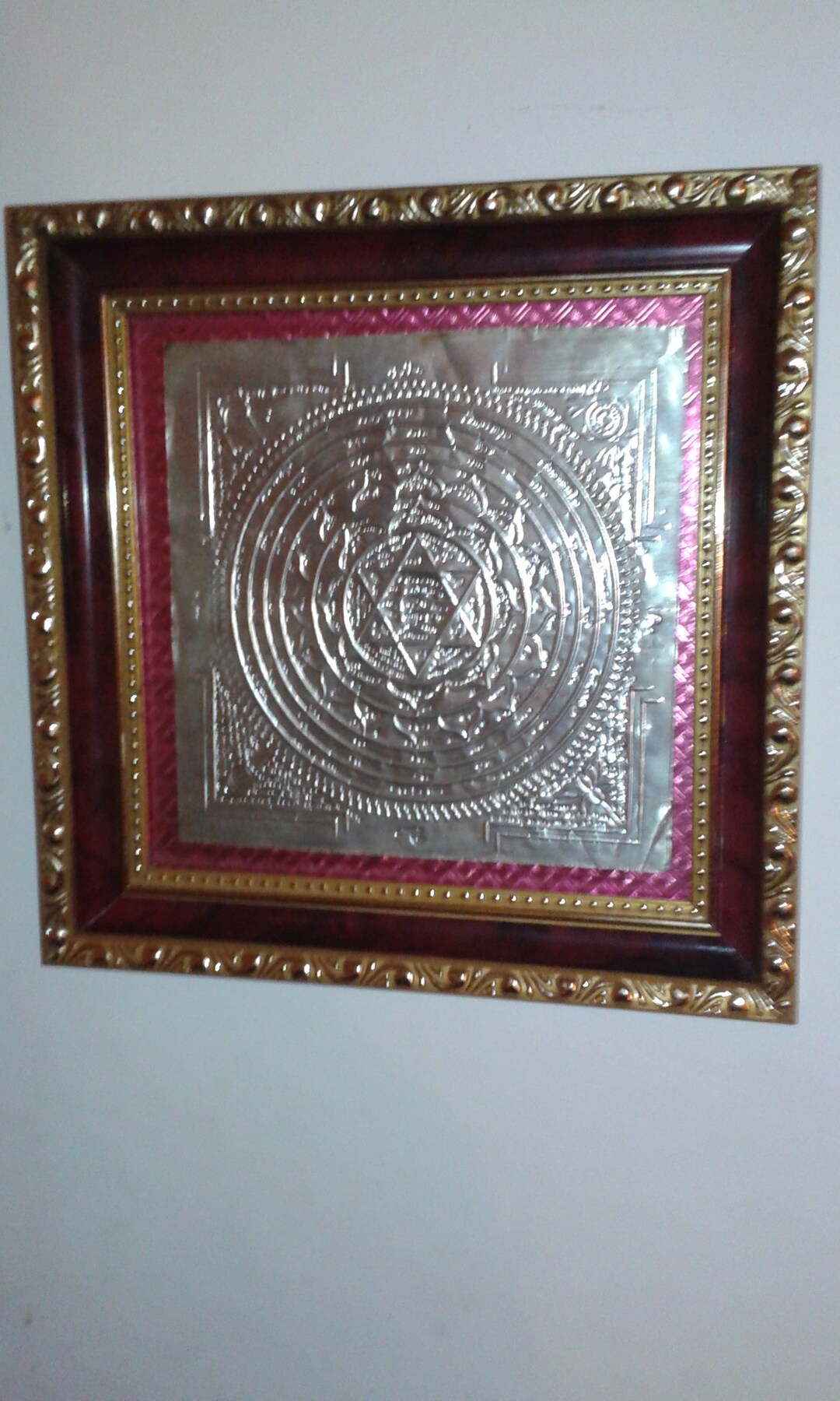 A Judeo-islamic Silver Plaque, Beautifully Decorated and Nicely Framed ...