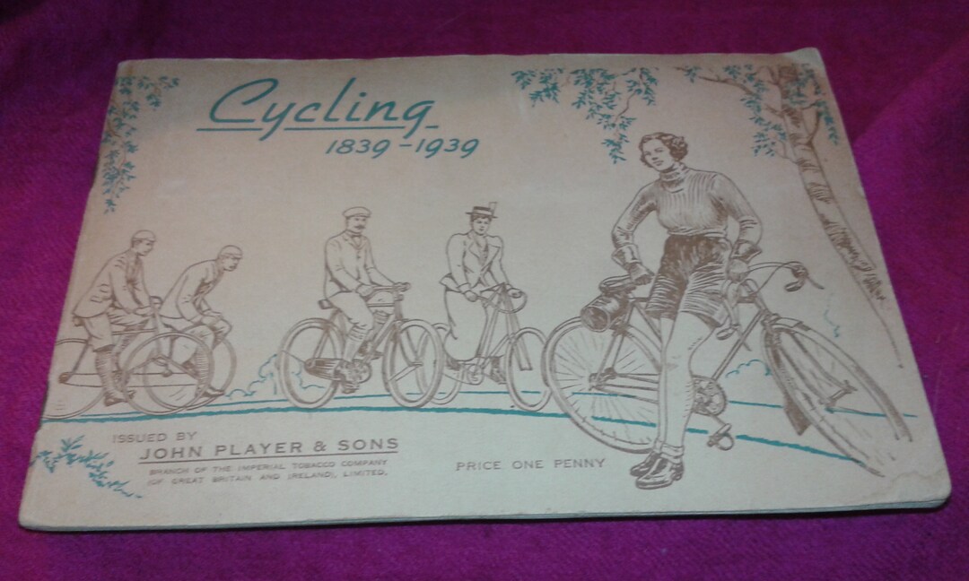 1930s Cigarette Cards - Cycling 1839-1939 - Issued by John Player ...