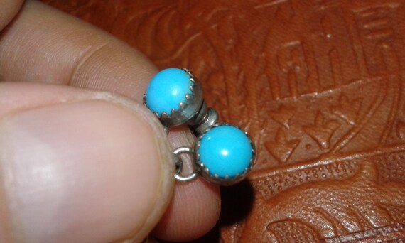 Navajo Native Indian American untreated cabochon turq… - Gem