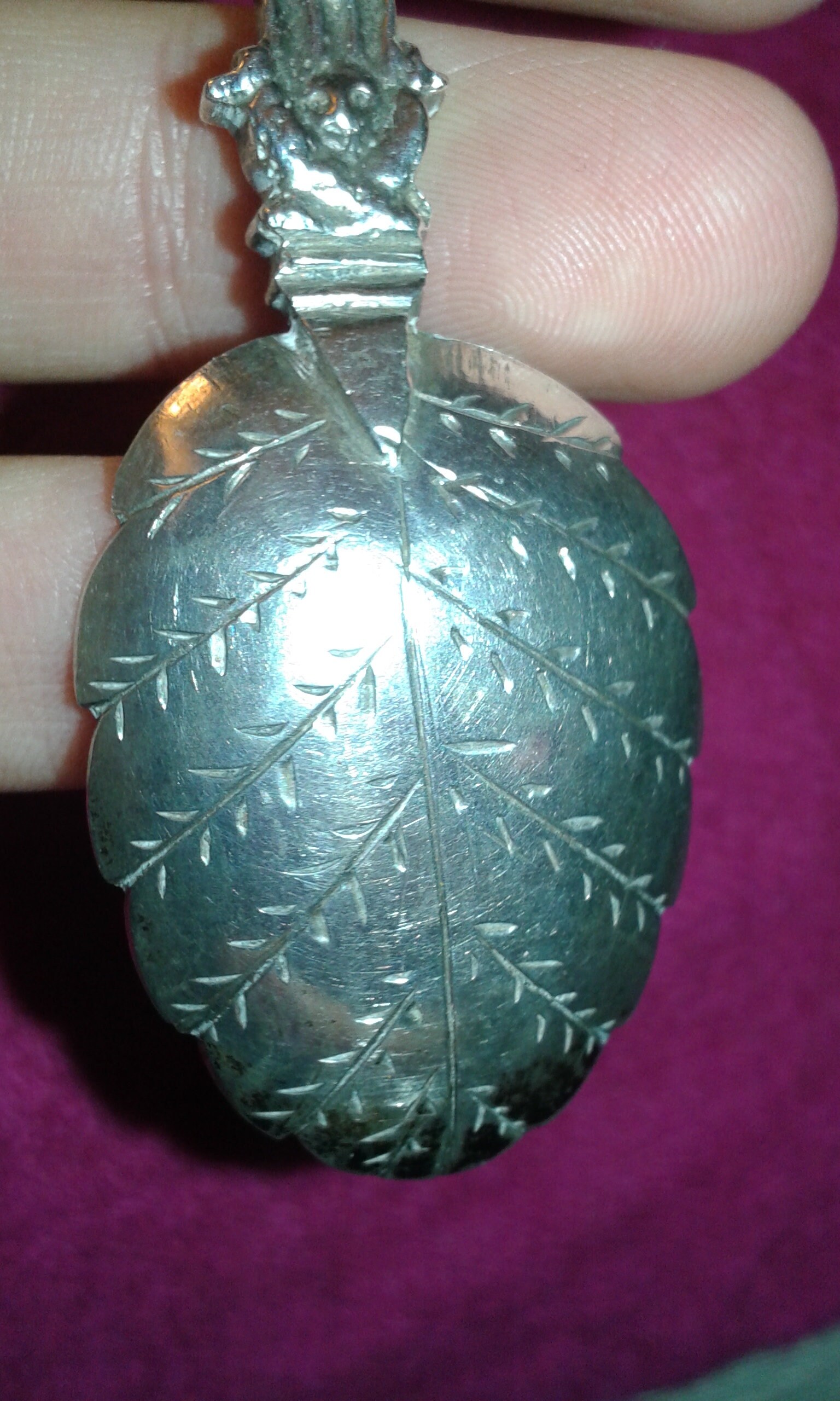 Antique Victorian to Art Nouveau Dancing Woman Finial Solid Sterling ...