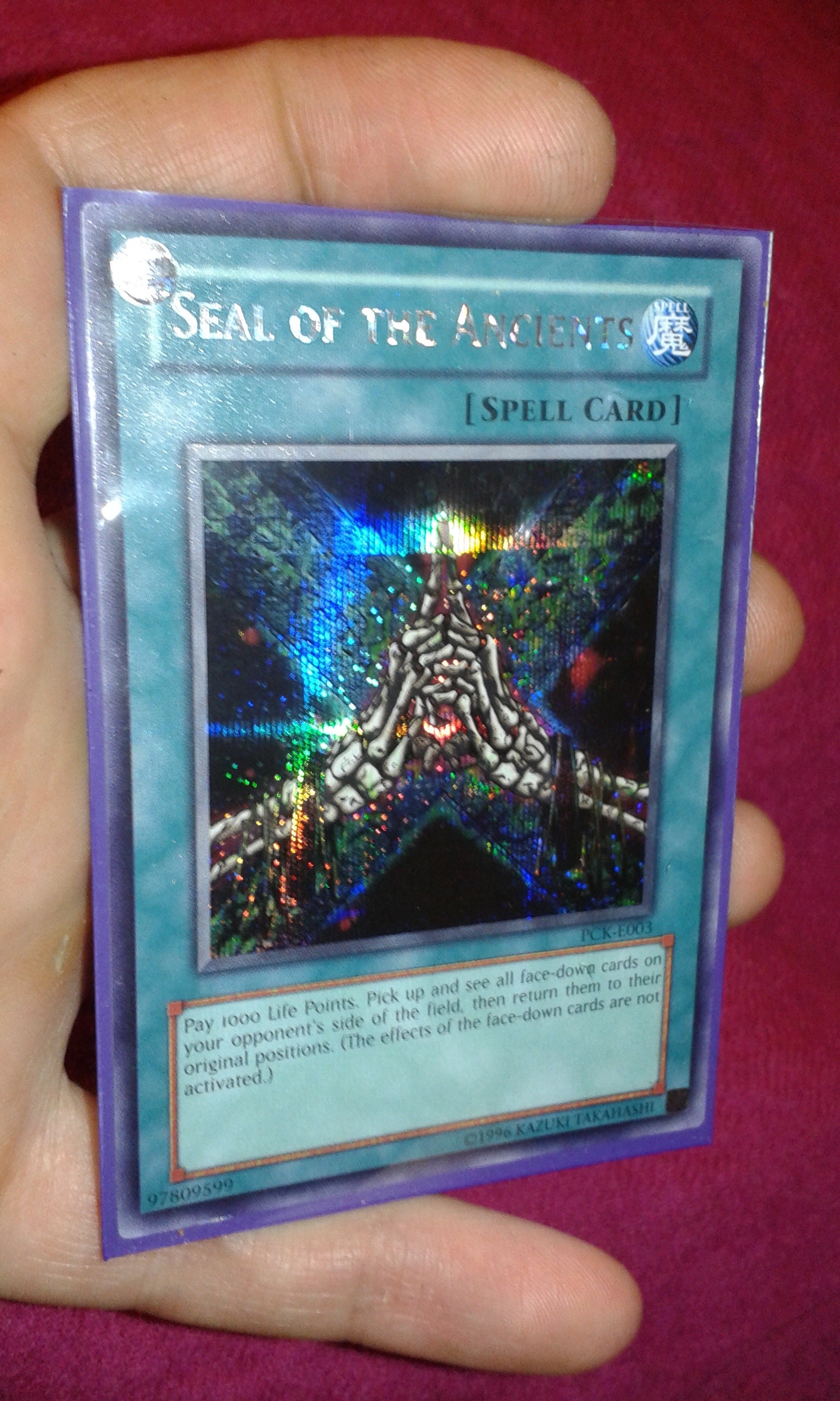 Seal of THE Ancients PCK-E003 Yugioh Card Holo Shiny Trading Card ...