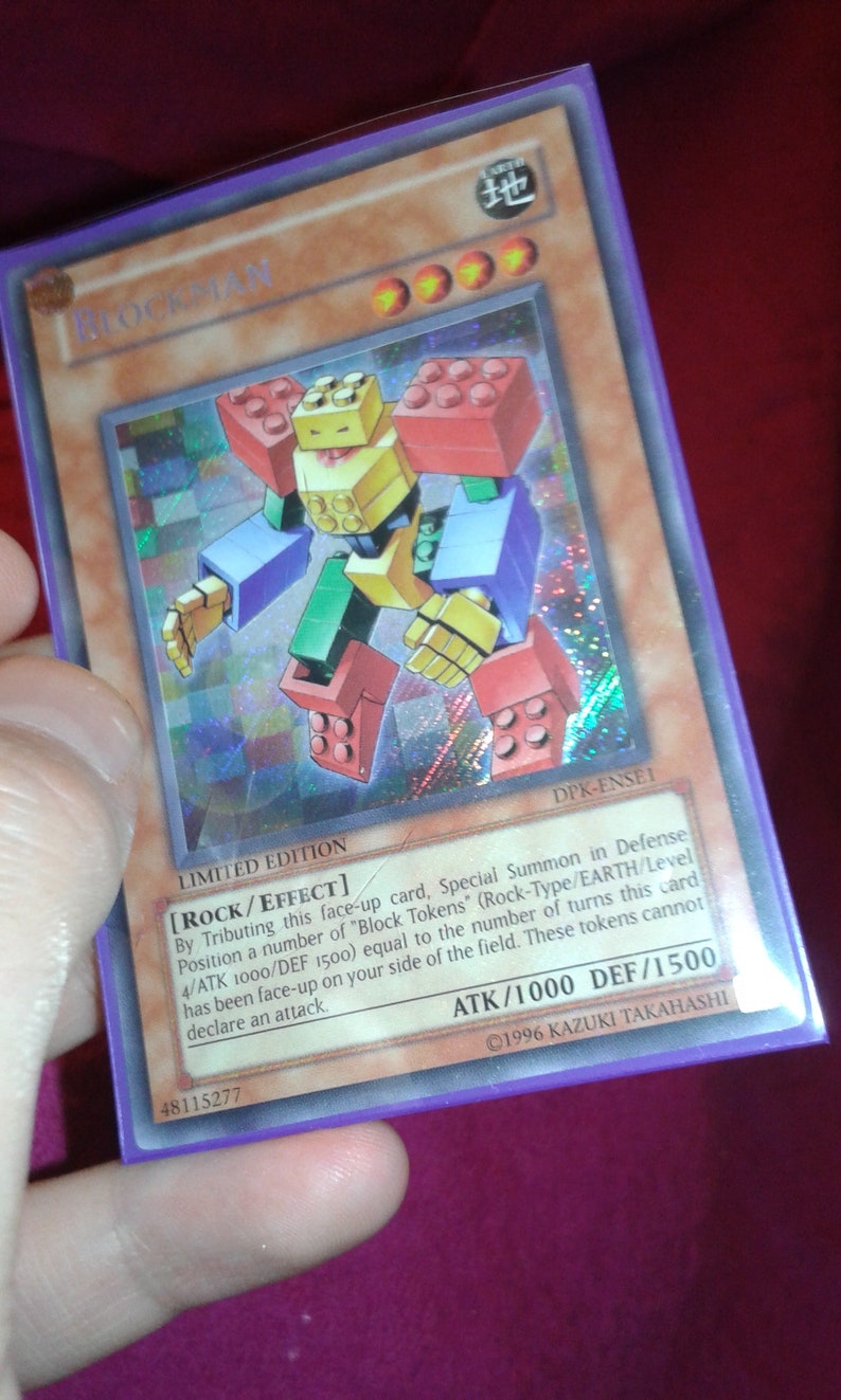 Blockman Limited Edition DPK-ENSE1 Yu-gi-oh Card - Etsy