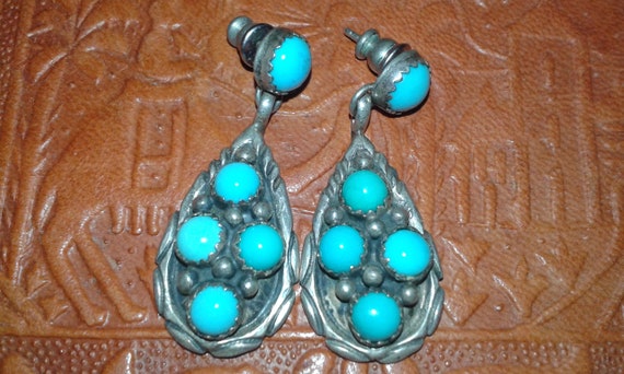 Navajo Native Indian American untreated cabochon turq… - Gem