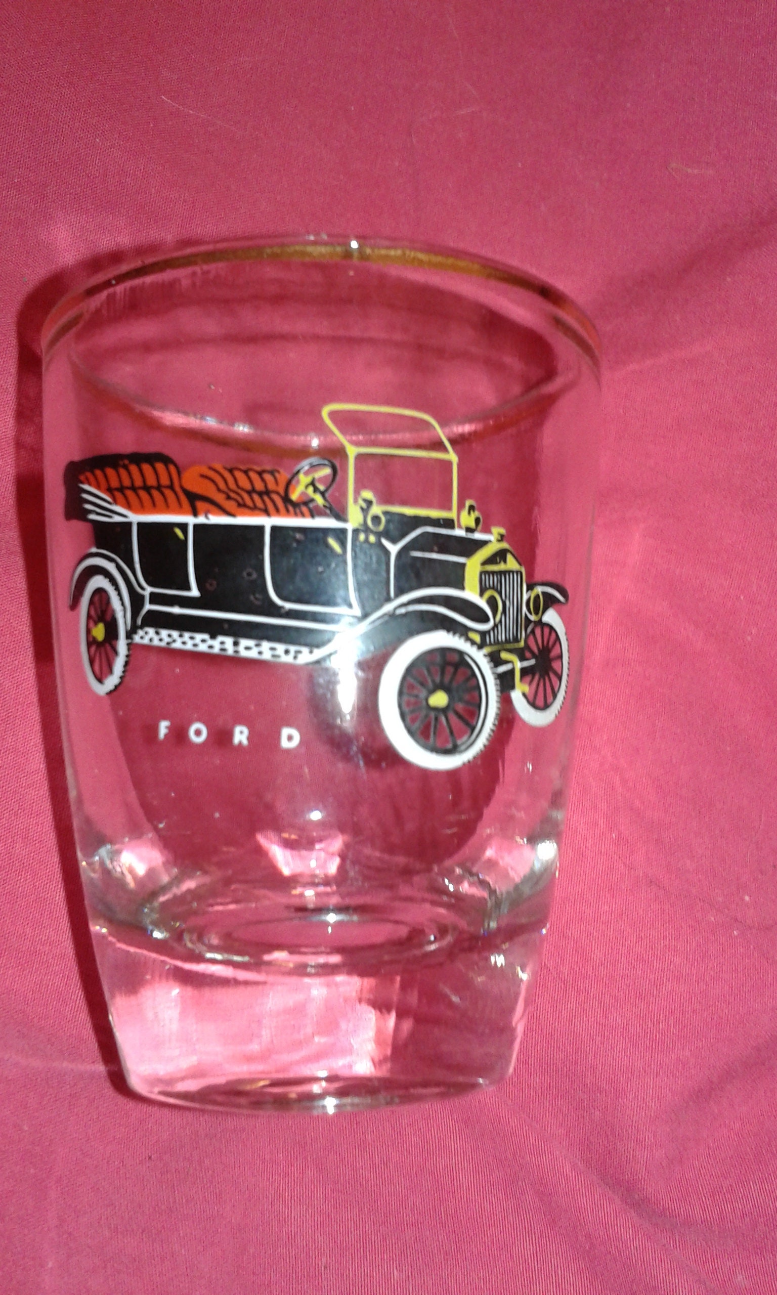 5 Glass Vodka Whiskey Alcohol Shot Glasses Featuring Vintage - Etsy