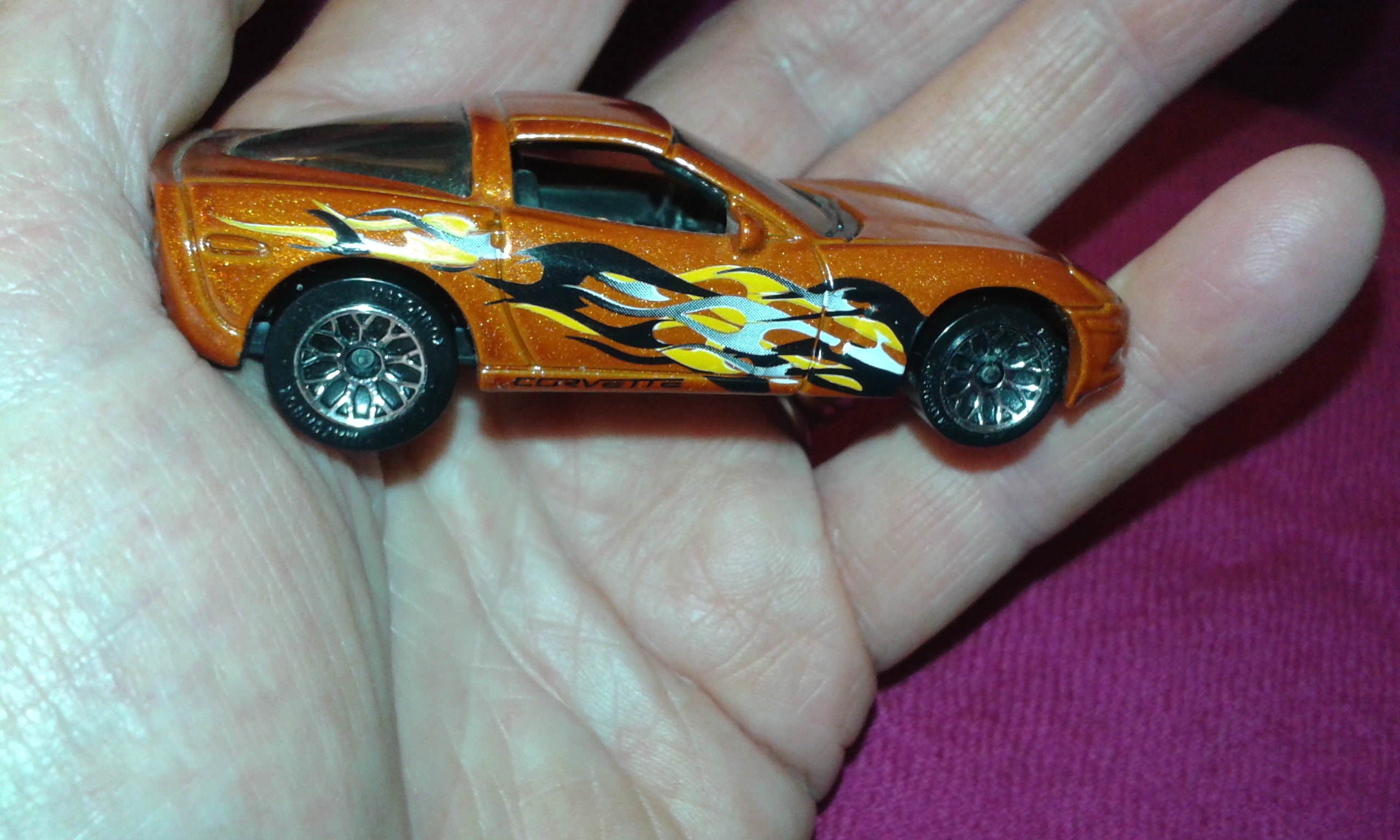 A Chevrolet Corvette C5 Toy Car by Mattel in Rust Colour - Etsy UK