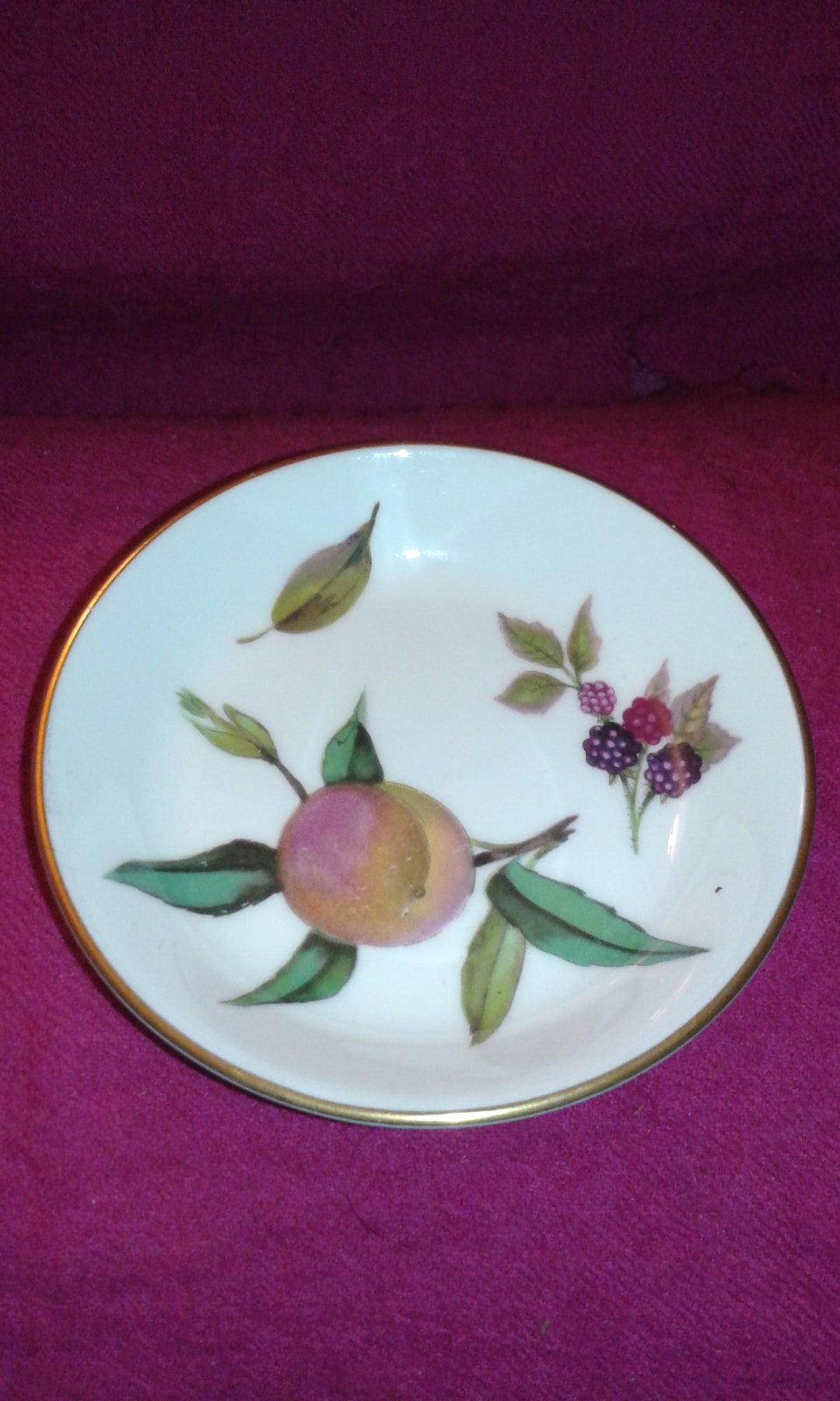 Set of 4 Royal Worcester Fine Bone China Trinket Dishes in arden Design ...