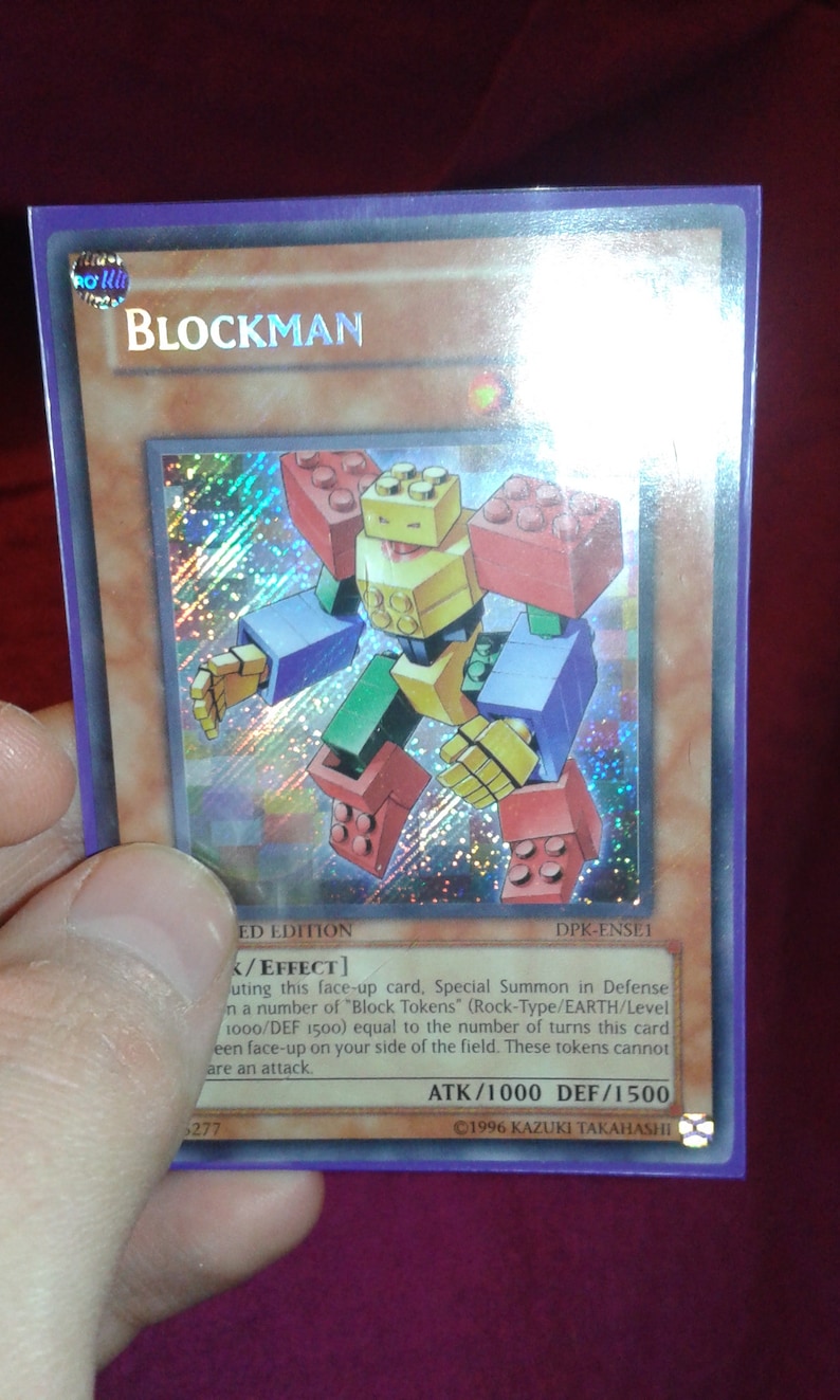 Blockman Limited Edition DPK-ENSE1 Yu-gi-oh Card - Etsy