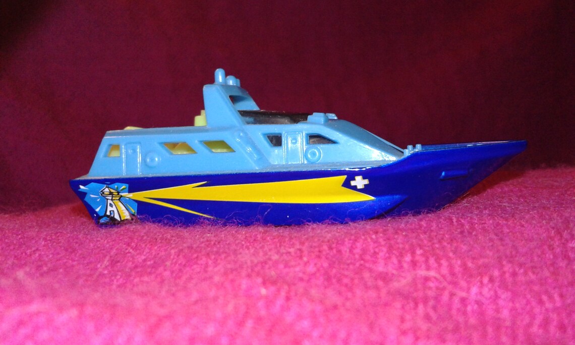 RESCUE BOAT 2000 Mattel Matchbox Diecast Toy Boat - Etsy