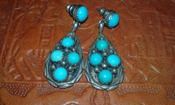 Navajo Native Indian American untreated cabochon turq… - Gem