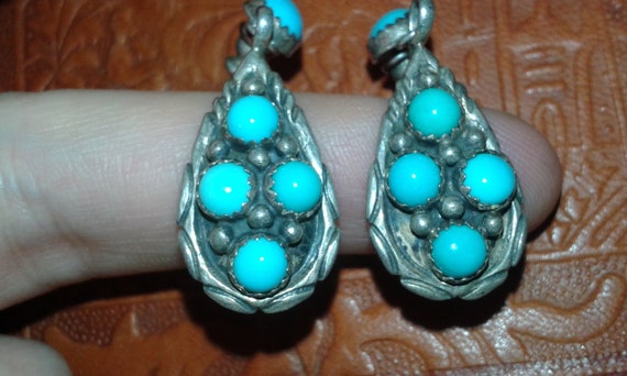 Navajo Native Indian American untreated cabochon turq… - Gem