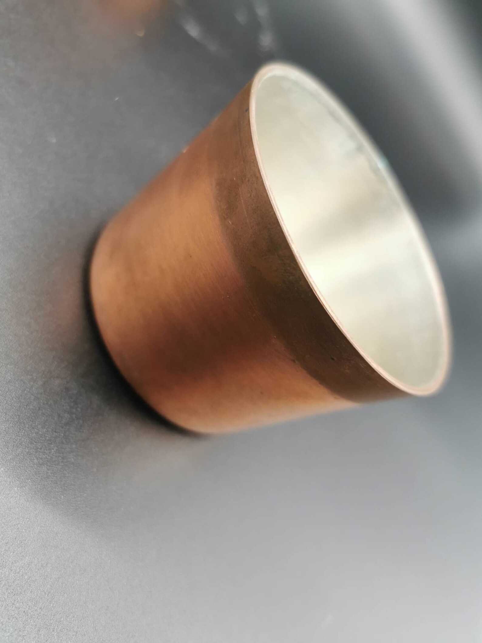 Lot 6 Copper 6 Copper Glasses Etsy