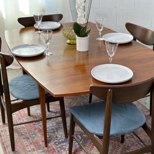 Mid Century Dining Table - Etsy