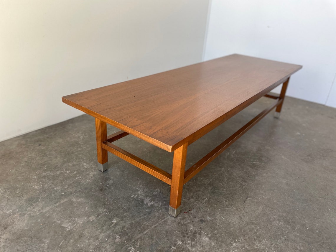 Elegant Mid Century Stanley Coffee Table - Etsy