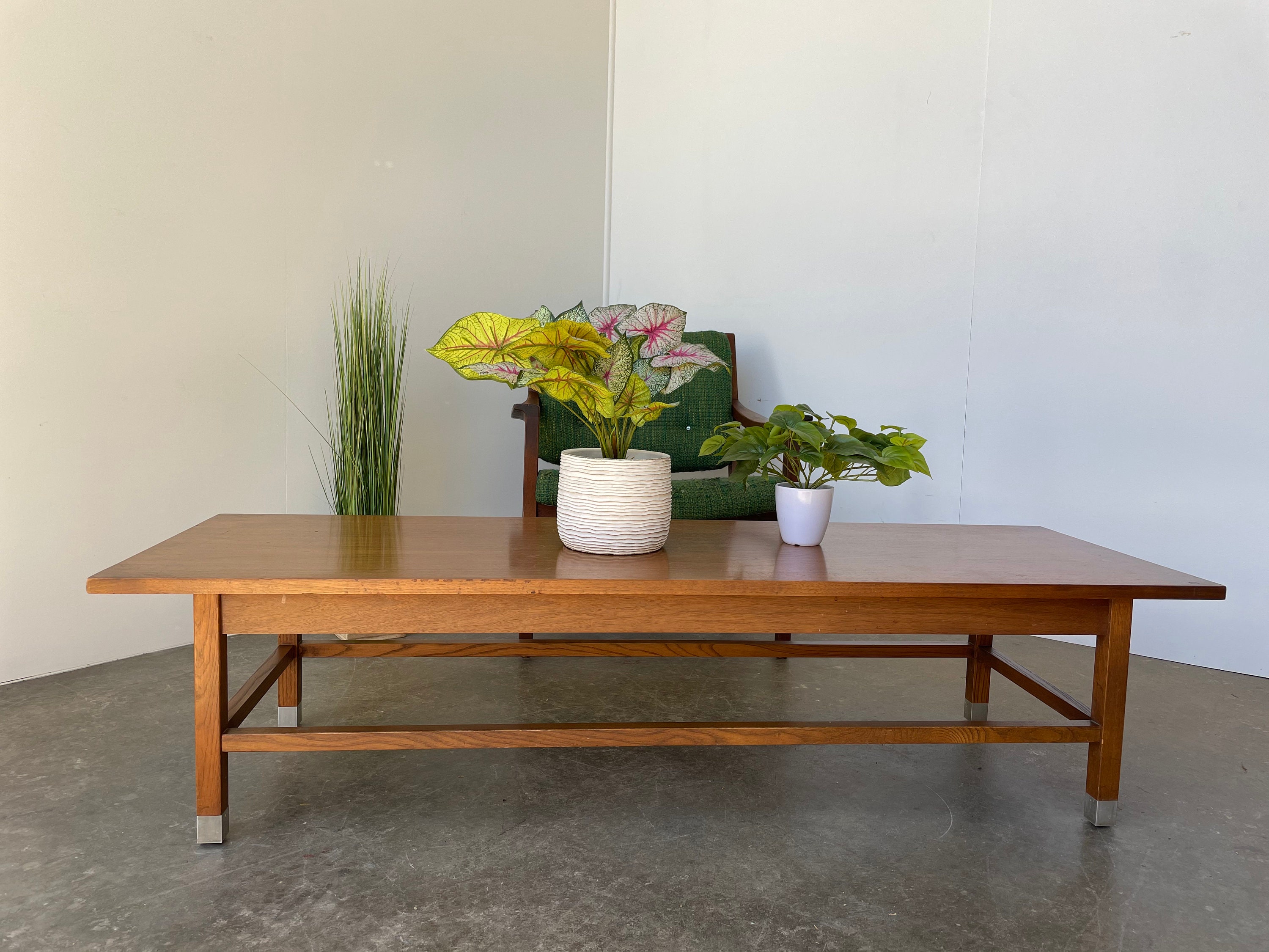 Elegant Mid Century Stanley Coffee Table - Etsy