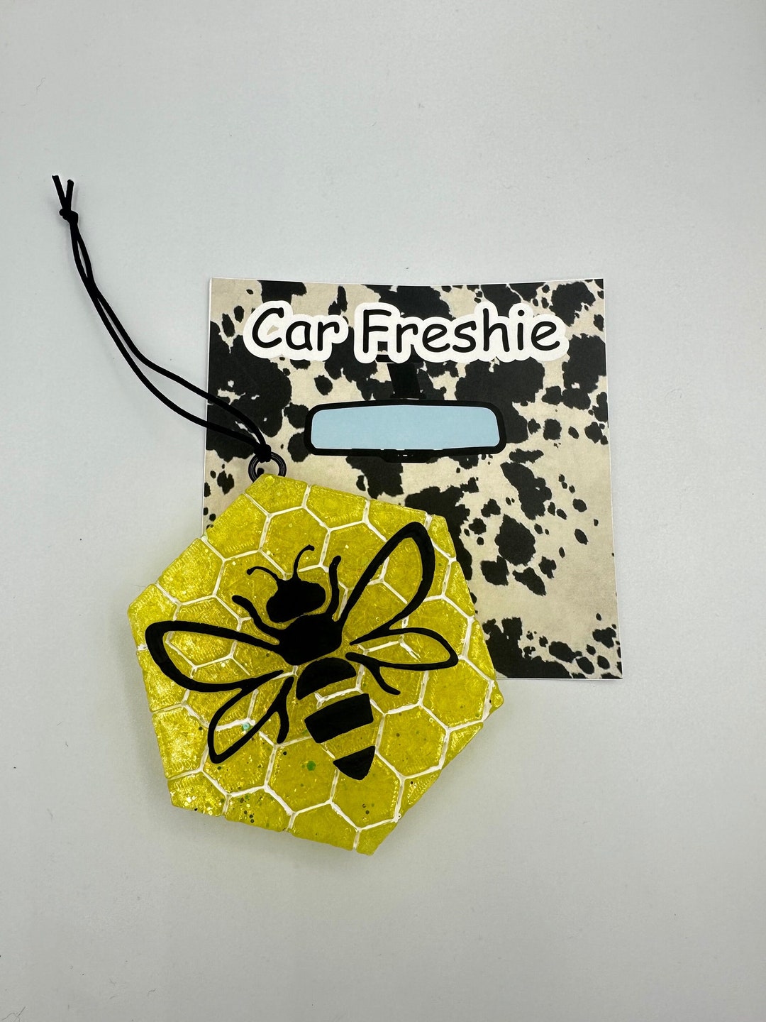 Bee on Honeycomb Freshie, Car Freshie, Summer Car Freshie, Girly Car ...