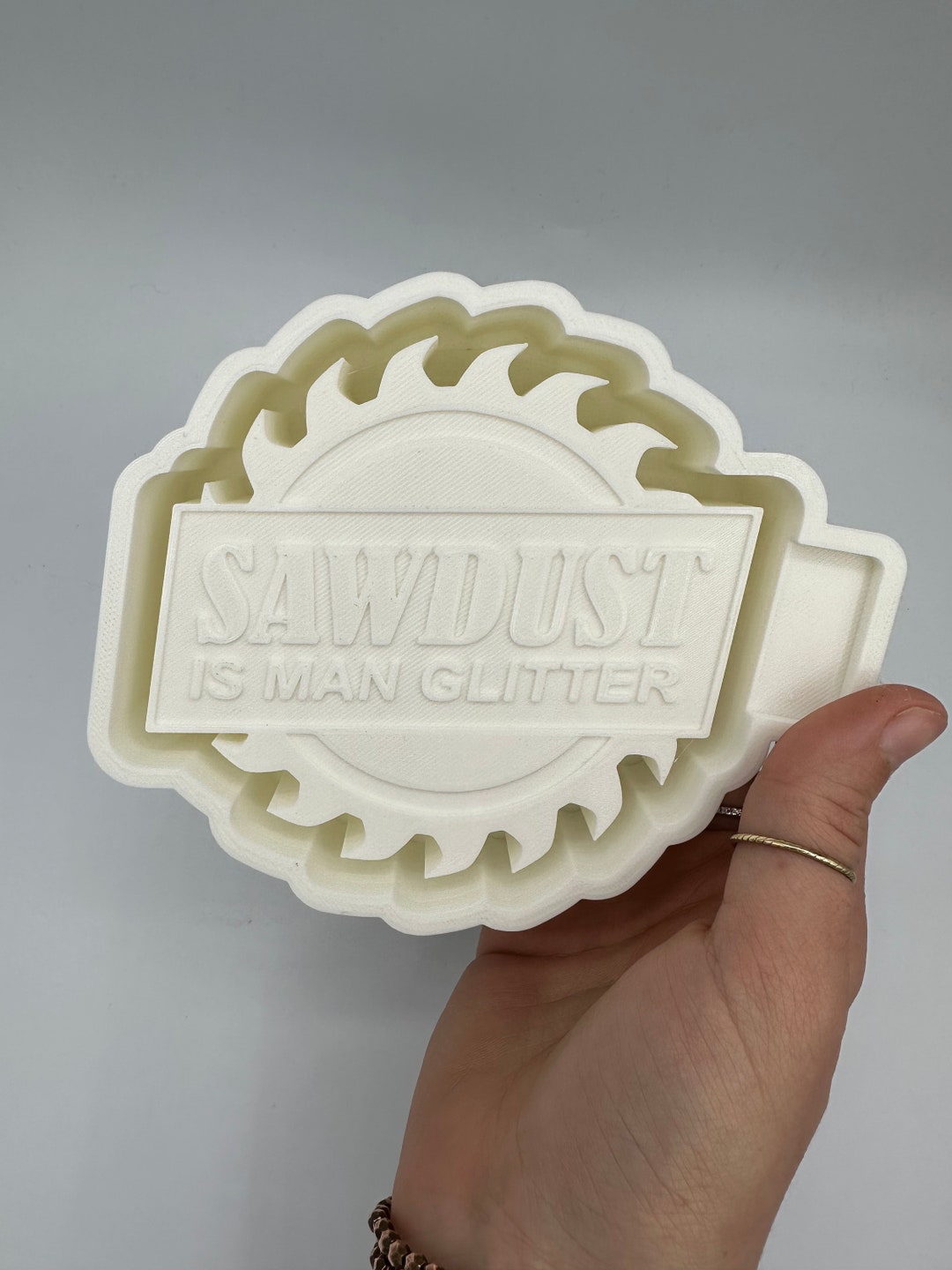 Sawdust is Man Glitter Freshie Mold, Silicone Mold, Freshie Molds ...