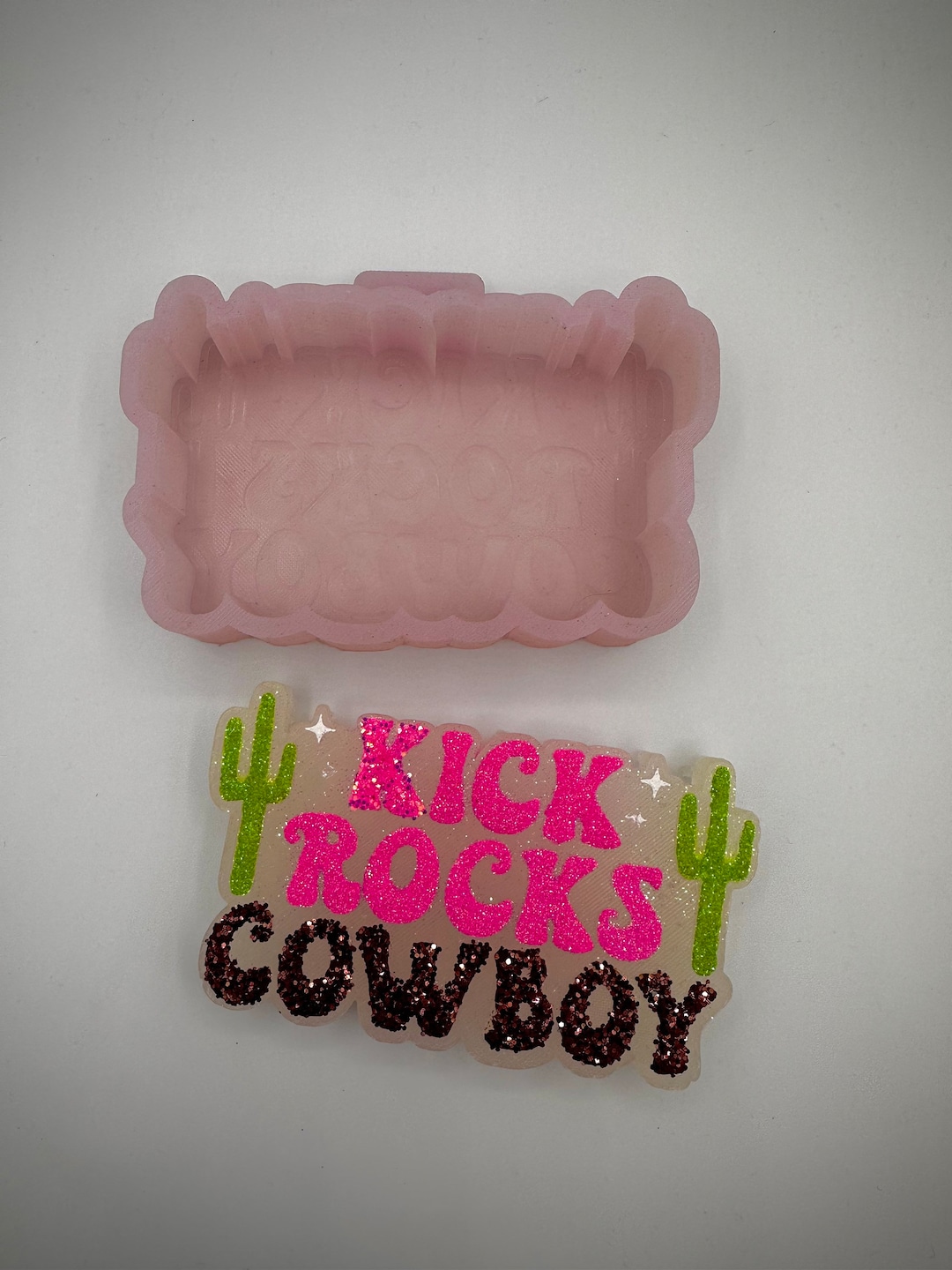 Kick Rocks Cowboy Silicone Freshie Mold, Silicone Molding, Freshie ...